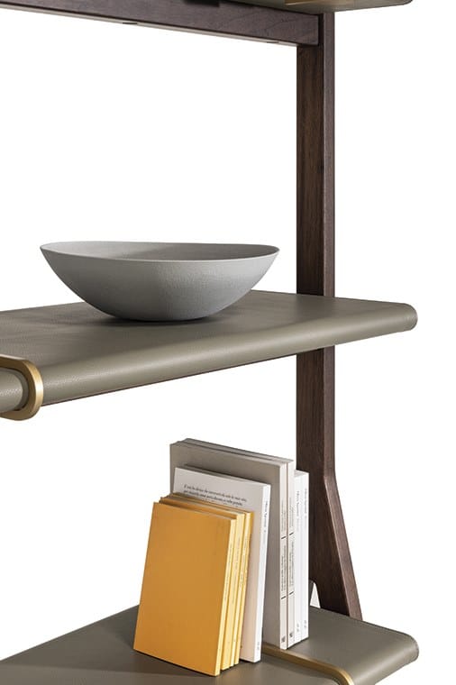 REN Contemporary style freestanding double-sided wooden bookcase By ...