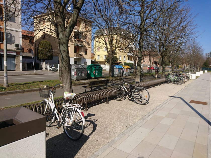 RESET Steel bicycle rack By Metalco | design Alfredo Tasca