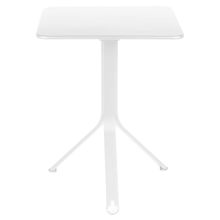 REST'O Square metal garden table By Fermob | design Tristan Lohner
