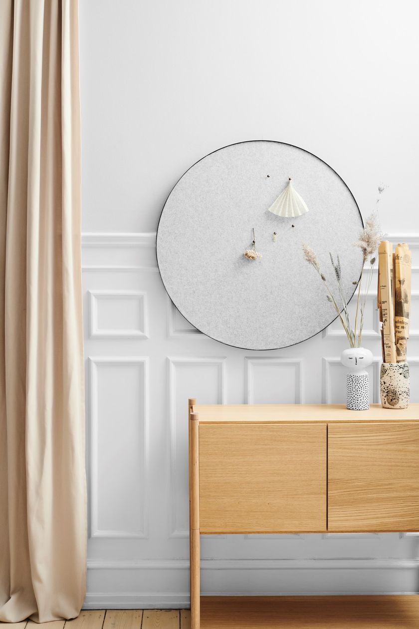 Decorative felt and steel pinboard RETELL By Gejst design C.F. Møller ...