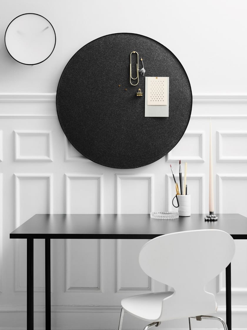 Decorative felt and steel pinboard RETELL By Gejst design C.F. Møller ...