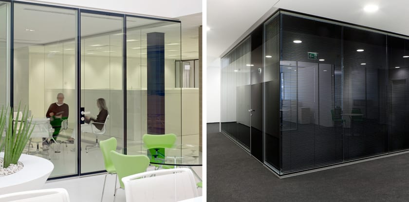 Parete mobile in vetro per ufficio RF - CORRIDOR WALL - BENE