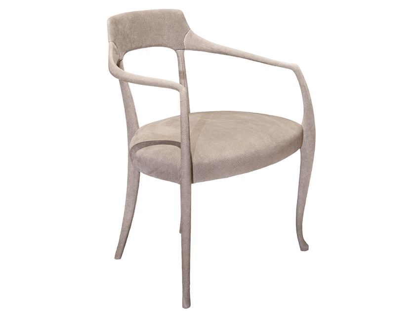 Upholstered leather chair with armrests RHEA By Visionnaire design ...