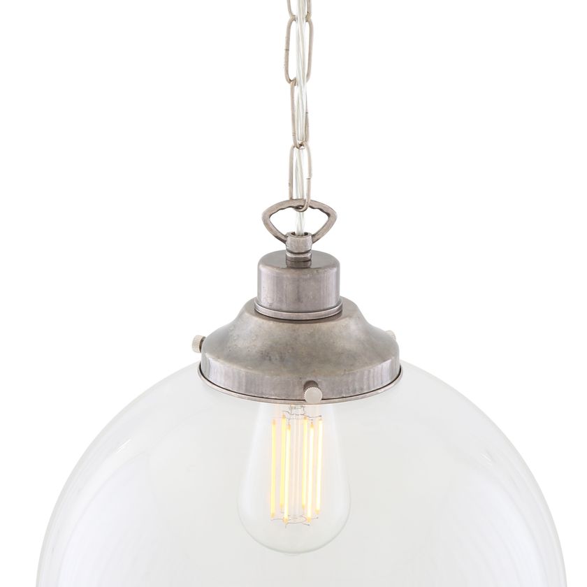 RIAD CLEAR GLOBE PENDANT LIGHT 30CM Pendelleuchte By Mullan Lighting