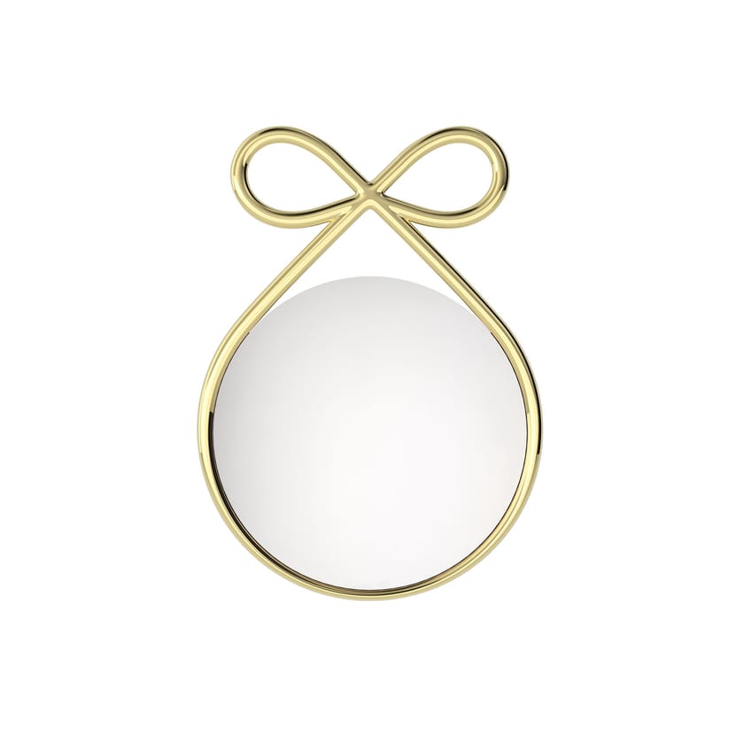 RIBBON Round wall-mounted polypropylene mirror By Qeeboo | design Nika ...