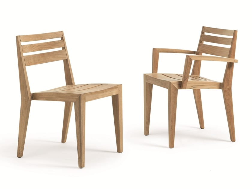 RIBOT Teak garden chair By Ethimo | design Marc Sadler