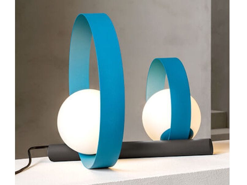 BUBBLE DUO DT Metal table lamp By RIFLESSI