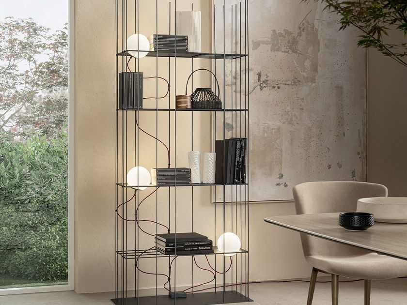 IRON Bookcase By RIFLESSI