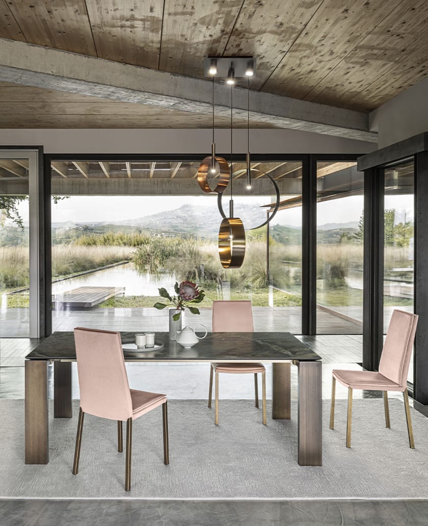 LED LOOP S3 Lampada a sospensione a LED in metallo By RIFLESSI