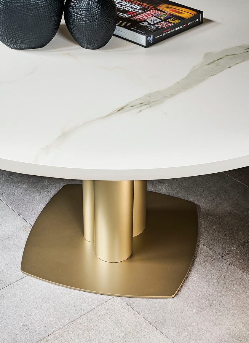 TOWER SQUARE & ROUND Table By RIFLESSI