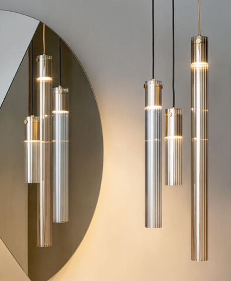 TUBE SS Pendant lamp By RIFLESSI