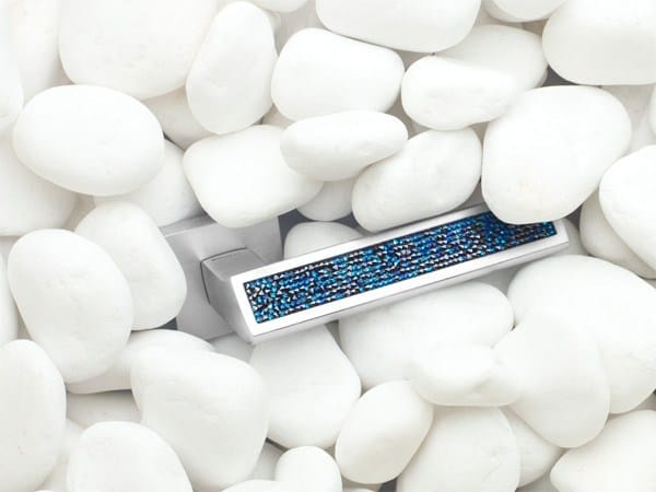 RIFLESSO ROCKS Door handle with Swarovski® Crystals on back plate By ...