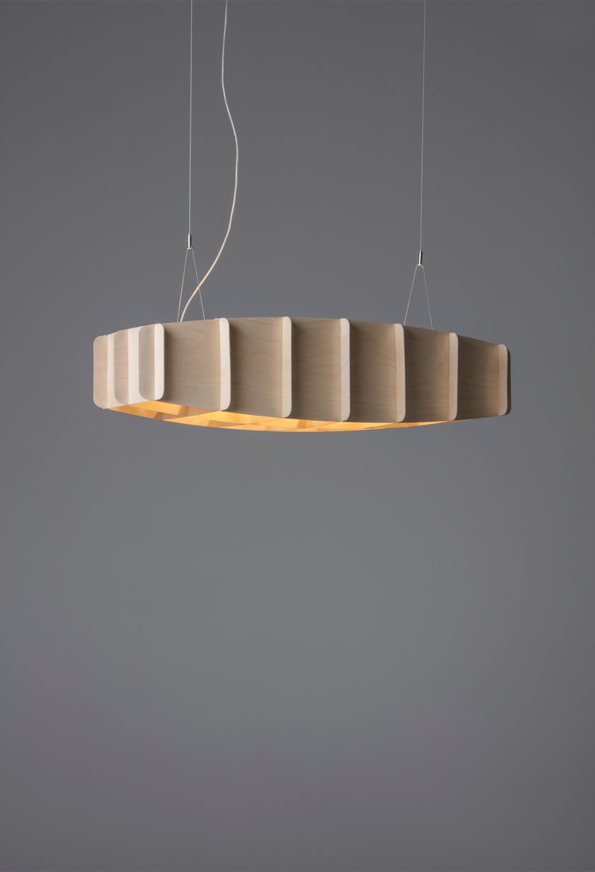 Handmade birch pendant lamp RISTIKKO 95 Ristikko Collection By Pilke ...