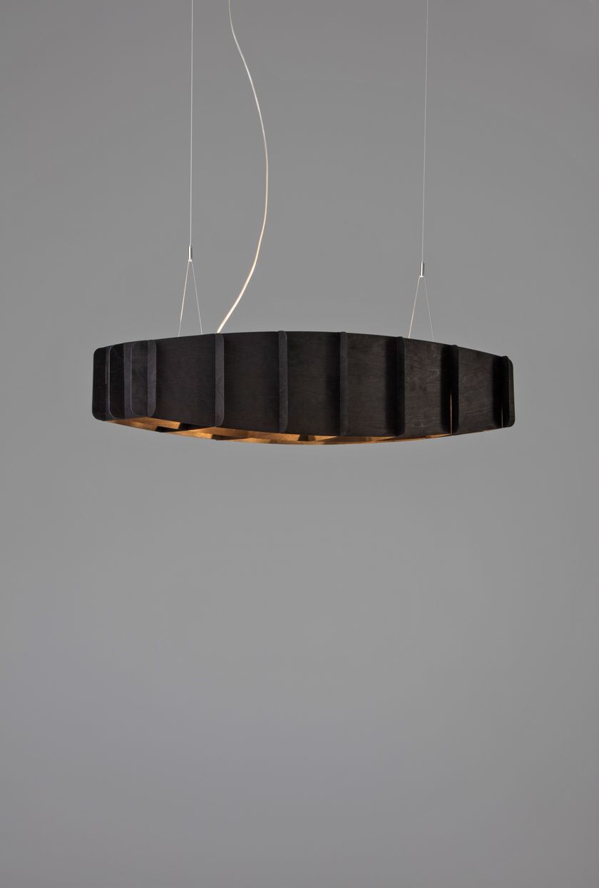 Handmade birch pendant lamp RISTIKKO 95 Ristikko Collection By Pilke ...