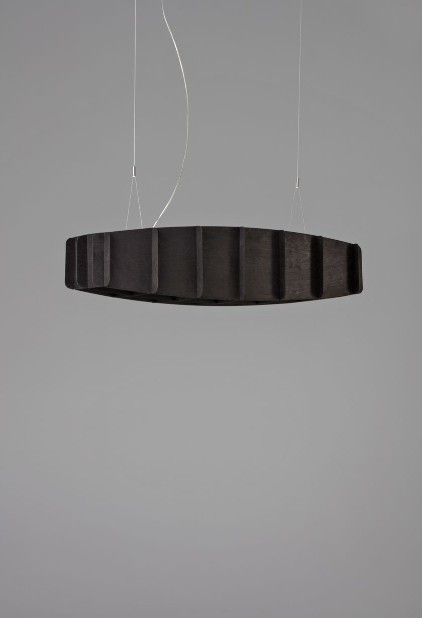 Handmade birch pendant lamp RISTIKKO 95 Ristikko Collection By Pilke ...