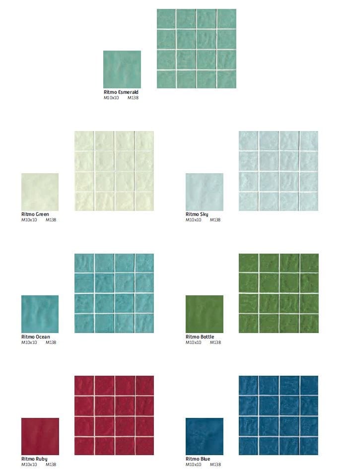 RITMO Indoor white-paste wall tiles By RECER