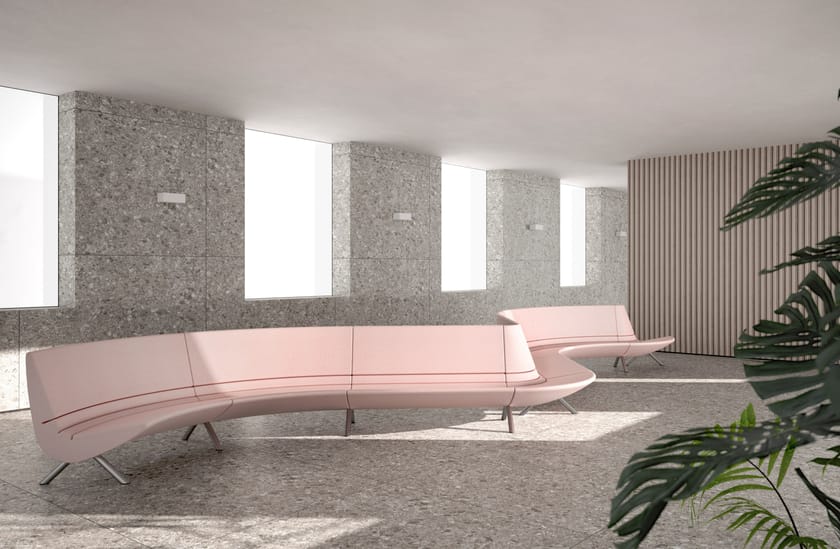 Sectional modular sofa RIVER By Segis design Bartoli Design