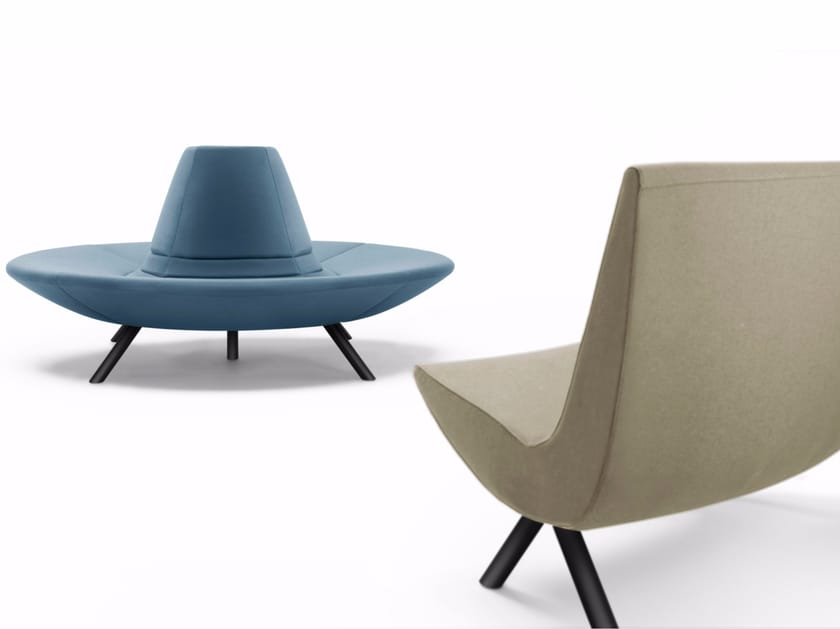 Sectional modular sofa RIVER By Segis design Bartoli Design