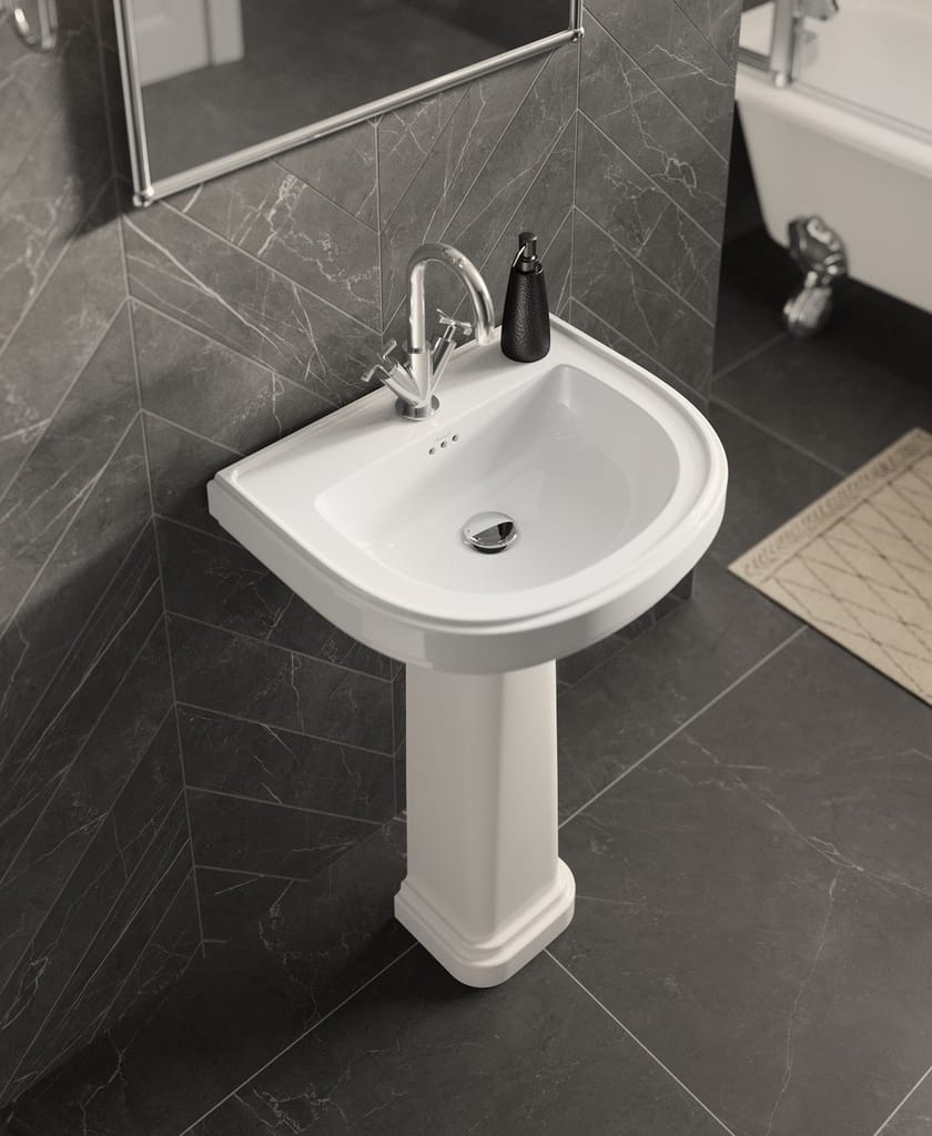 RIVIERA | Single washbasin By Burlington Bathrooms