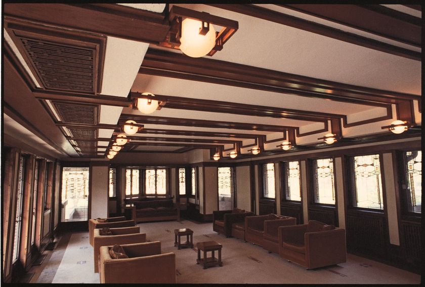 ROBIE® 1 lampada da parete By YAMAGIWA design Frank Lloyd Wright