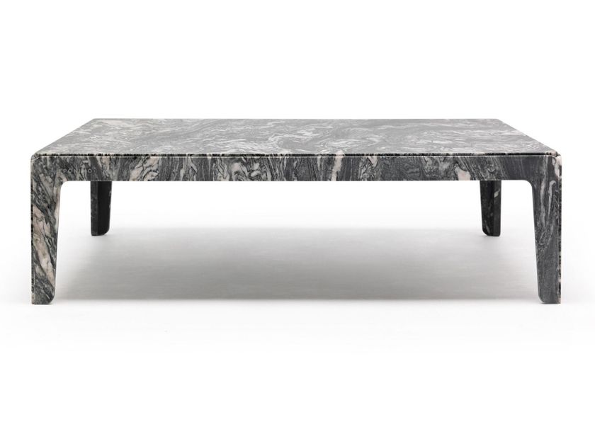 ROCK Low square marble coffee table By EPÒNIMO | design Alberto Colzani