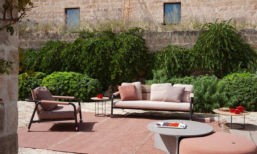 ASTRA 3 seater garden sofa By RODA | design Rodolfo Dordoni