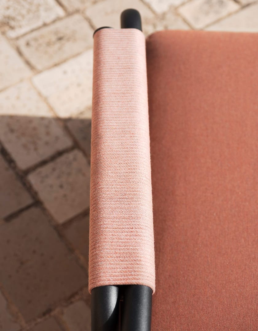 ASTRA Fabric garden armchair with armrests By RODA | design Rodolfo Dordoni