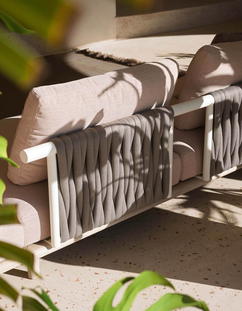 EDEN 5 seater corner fabric garden sofa By RODA