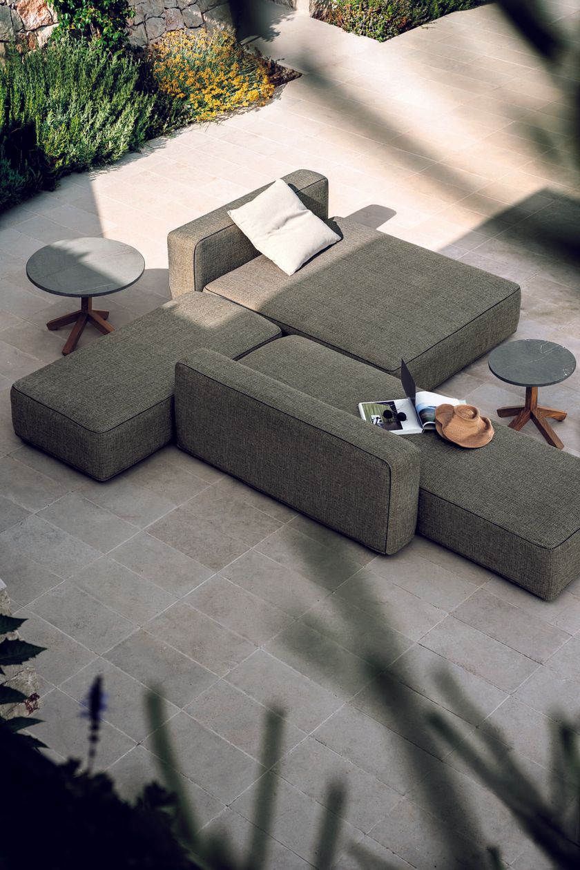 ROOT Round garden side table By RODA | design Rodolfo Dordoni