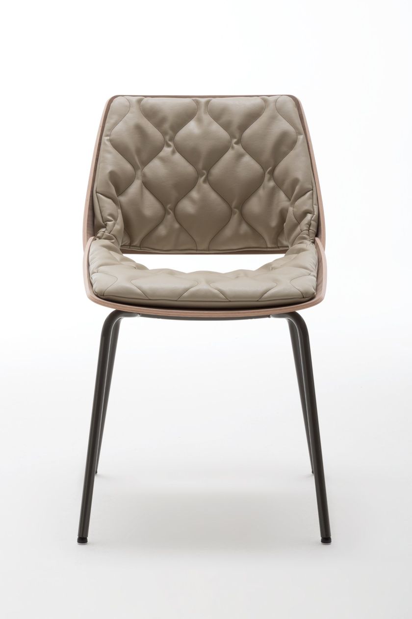 ROLF BENZ 650 Chair with integrated cushion By Rolf Benz