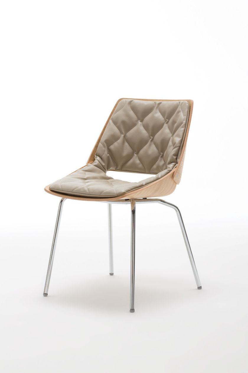 ROLF BENZ 650 Chair with integrated cushion By Rolf Benz
