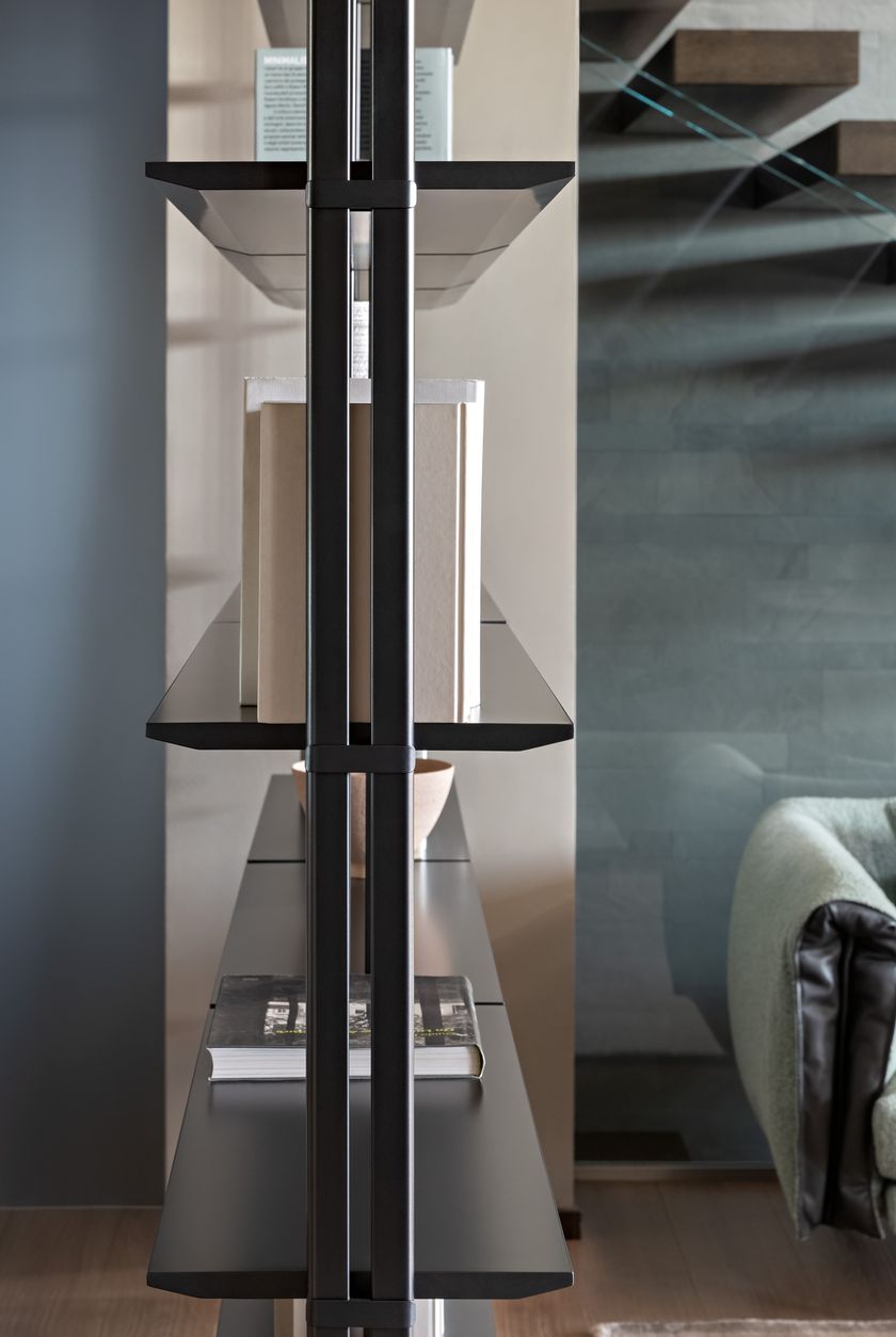 ROLL Libreria a parete componibile in legno By Bonaldo | design ...
