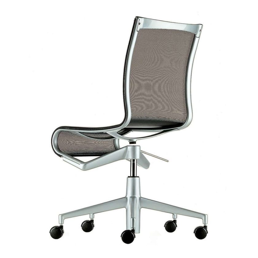 Sedia ufficio operativa ad altezza regolabile girevole con ruote ROLLINGFRAME - 432 By Alias ...