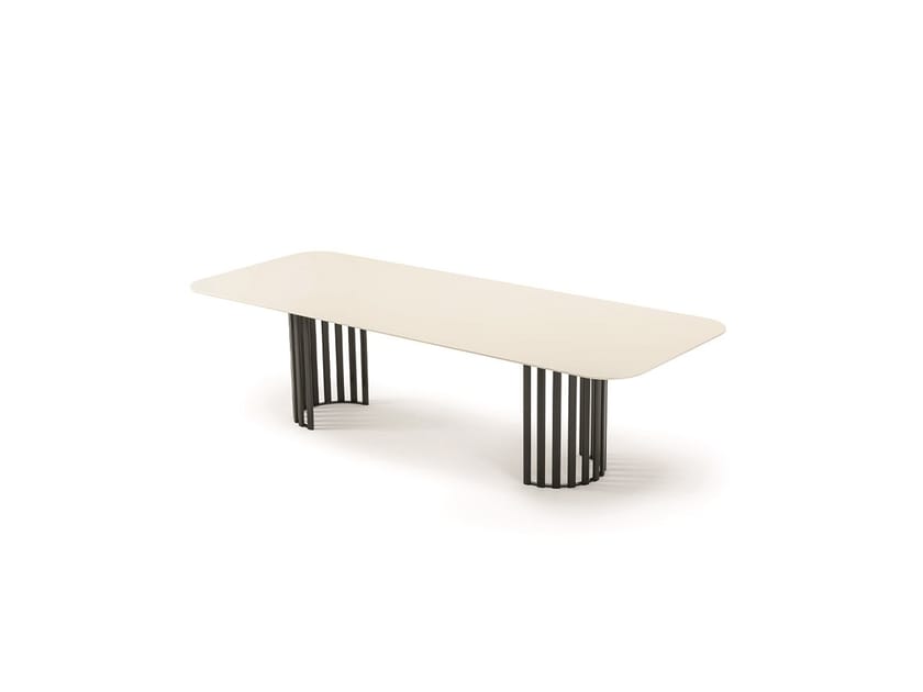 ROMA | Rectangular table By Turri design Monica Armani