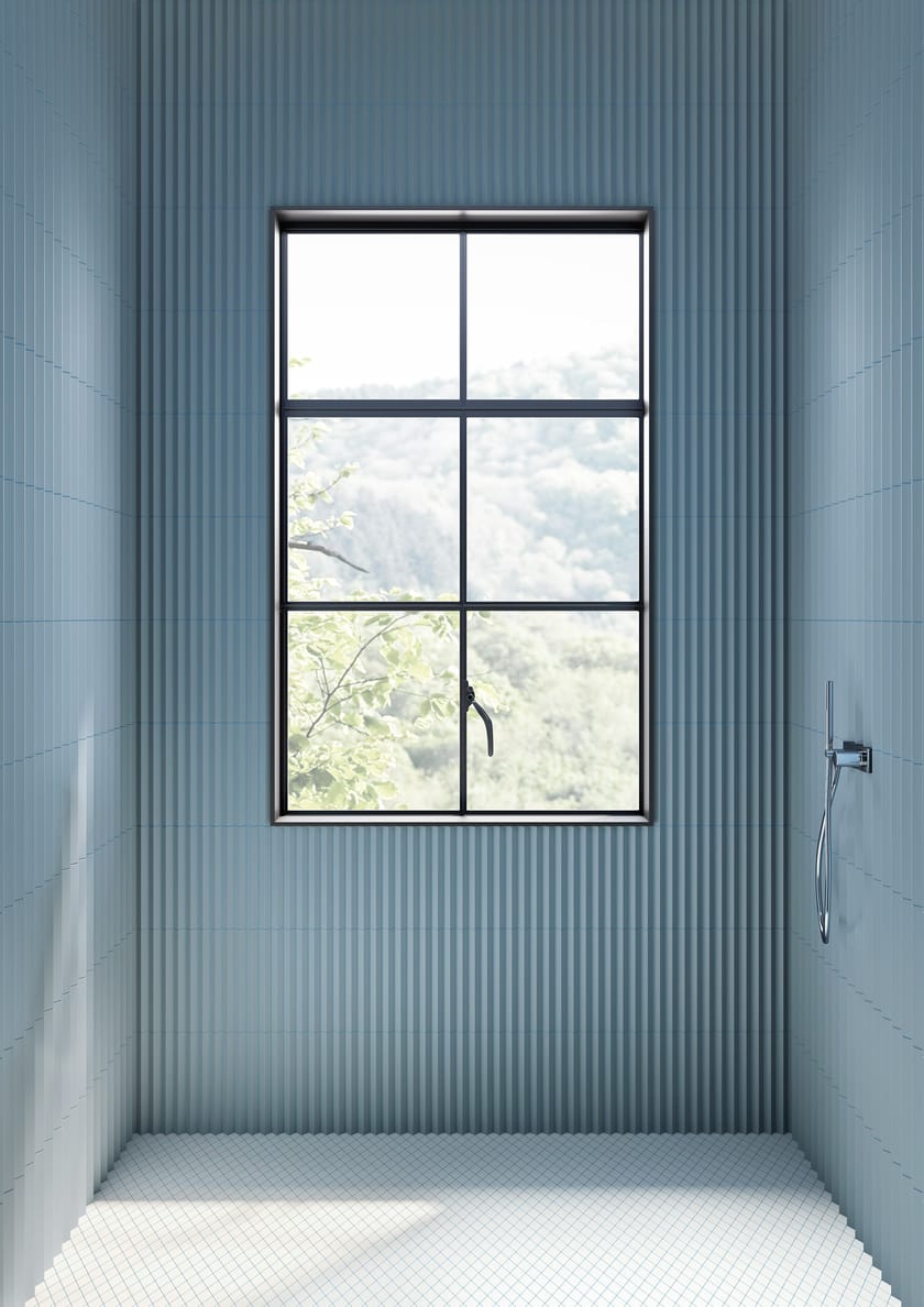 ROMBINI TRIANGLE BLU 3D Wandverkleidung aus Feinsteinzeug By Mutina ...