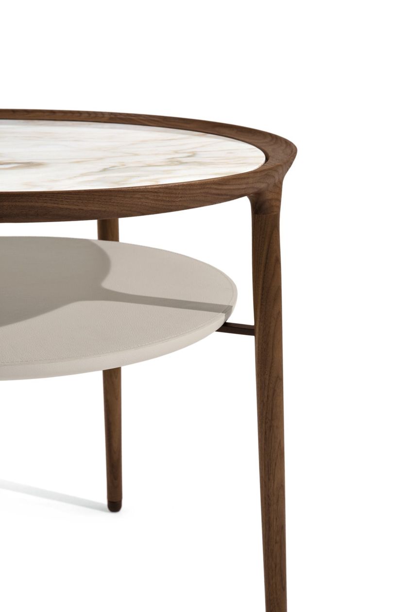 Round coffee table ROMEO By GIORGETTI design Roberto Lazzeroni