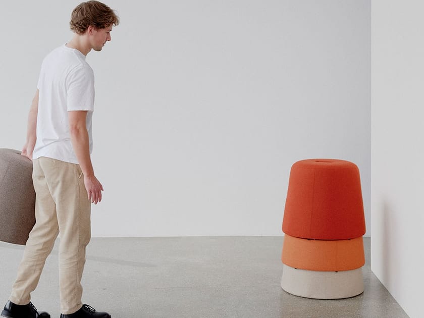 RON Pouf By SOFTLINE | design Sascha Sartory