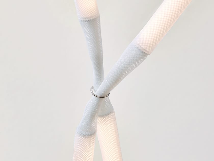 LED pendant lamp ROPE LIGHT CHANDELIER By AKTTEM design Verena Hennig