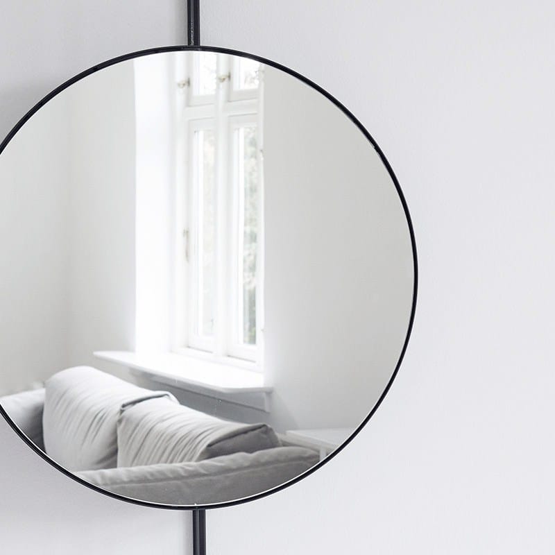 ROTATING MIRROR | Round mirror By Kristina Dam Studio