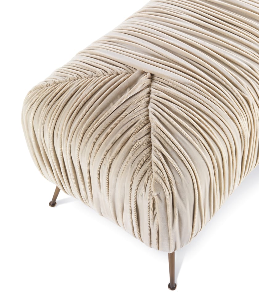 ROWE | Fabric bench Upholstered leather bench By Gianfranco Ferré Home