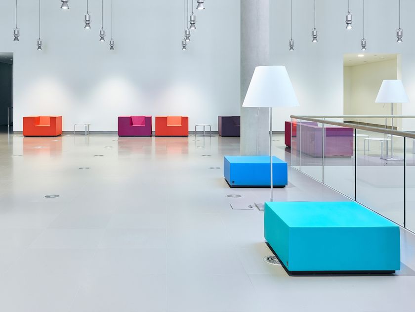 RPBW Square QM Foam pouf By Quinze & Milan | design RPBW - Renzo Piano ...