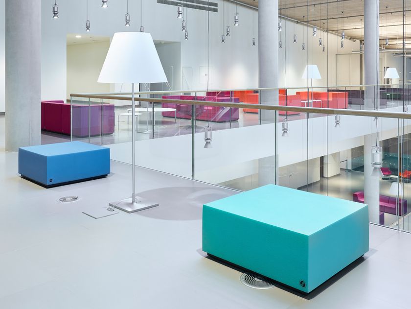 RPBW Square QM Foam pouf By Quinze & Milan | design RPBW - Renzo Piano ...