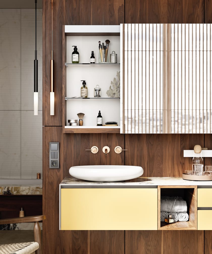 RUBY Countertop oval Solid Surface washbasin By MOMA Design