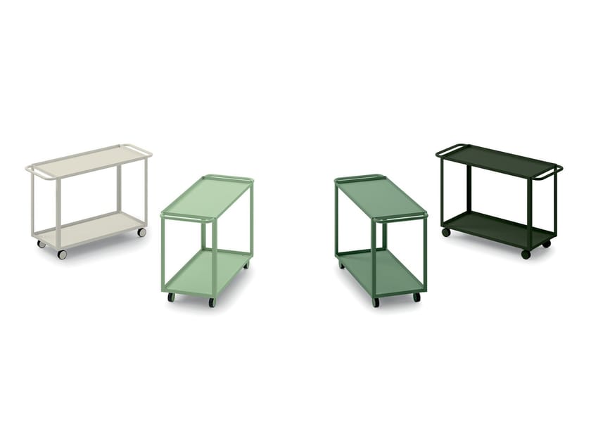 Chariot de manutention en métal RUN TROLLEY By Fantin