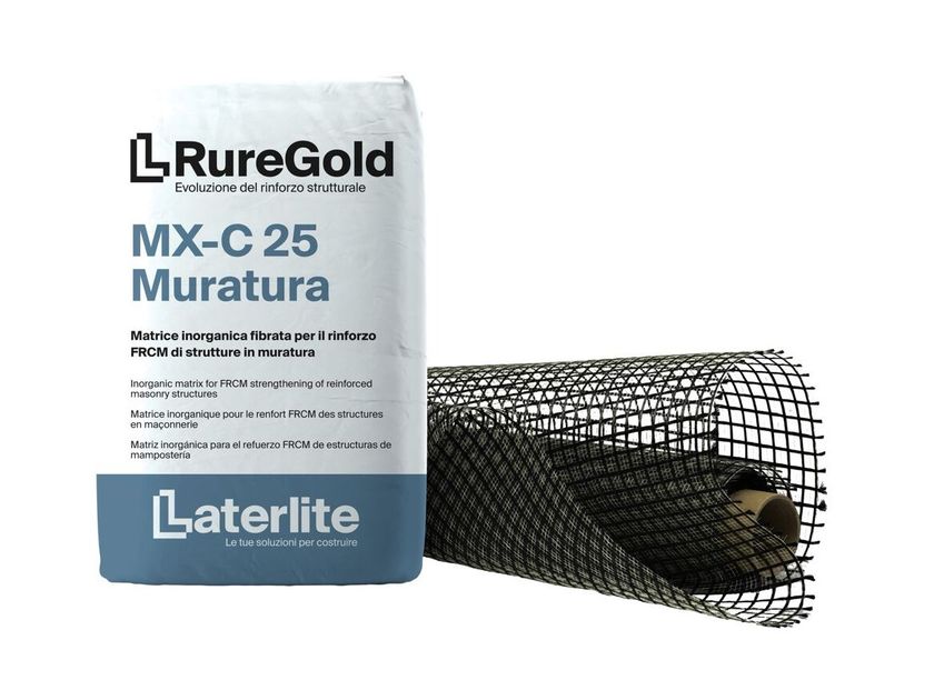 FRCM in fibra di carbonio 42+42 g/m2 e matrice inorganica RUREGOLD C ...