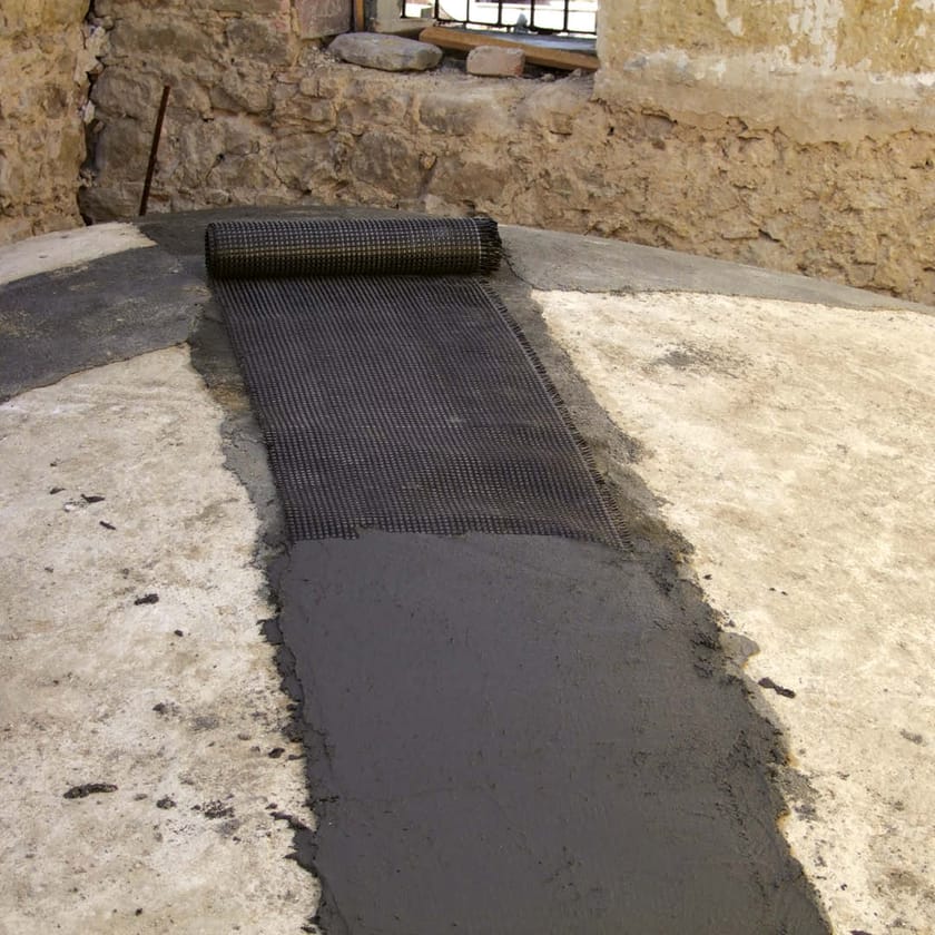 FRCM in fibra di carbonio 84+84 g/m2 e matrice inorganica RUREGOLD C ...