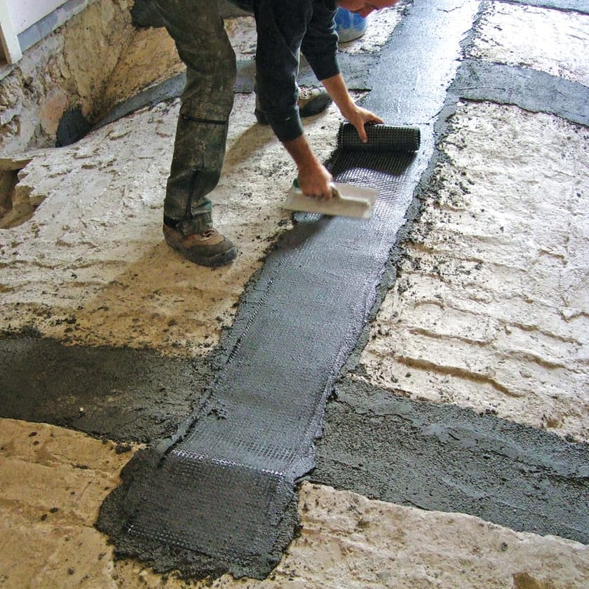 FRCM in fibra di carbonio 84+84 g/m2 e matrice inorganica RUREGOLD C ...