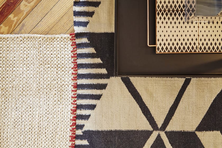 RUSTIC CHIC | Rug with geometric shapes By GAN design Sandra Figuerola