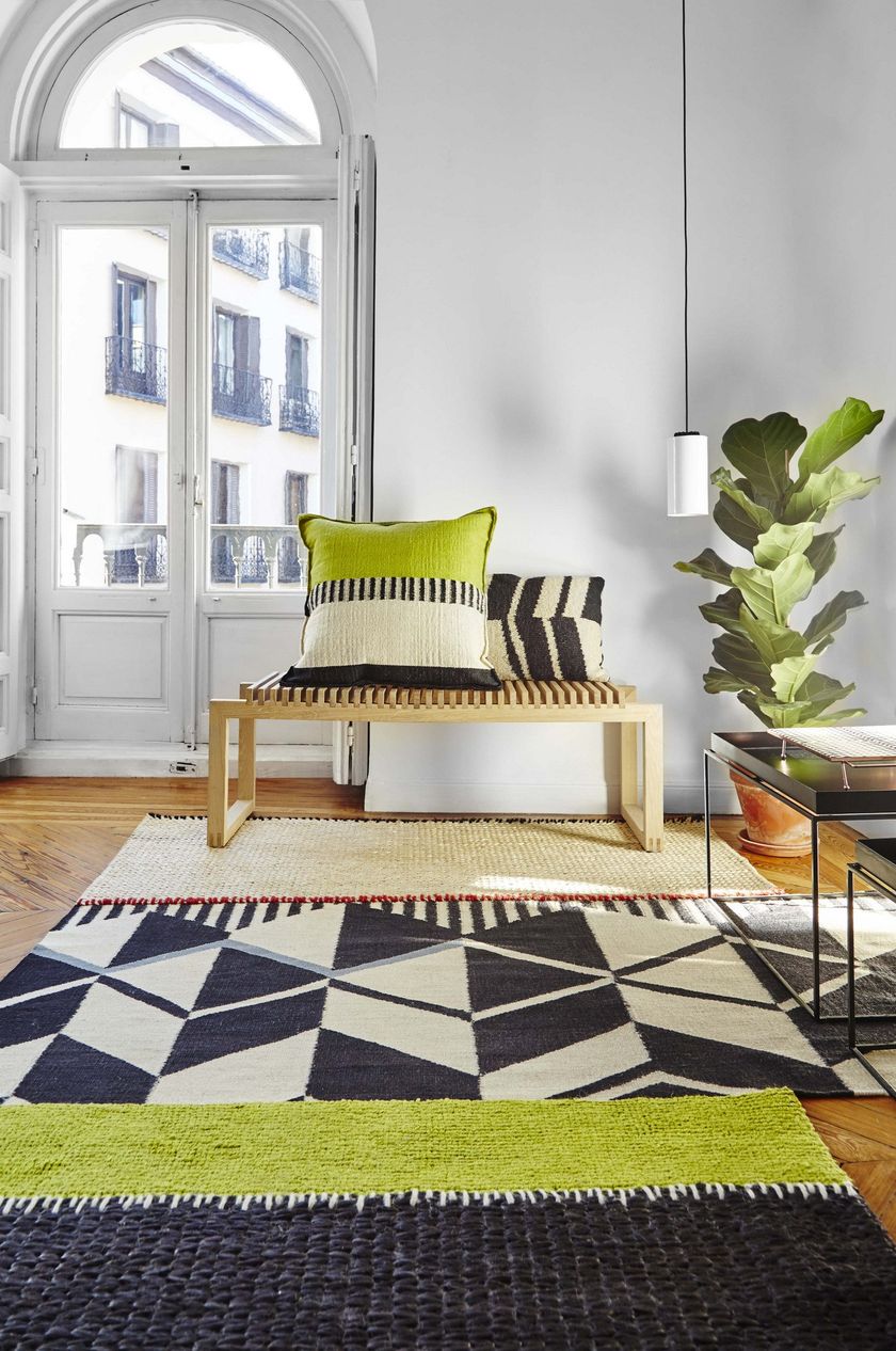 RUSTIC CHIC Square wool cushion By GAN | design Sandra Figuerola