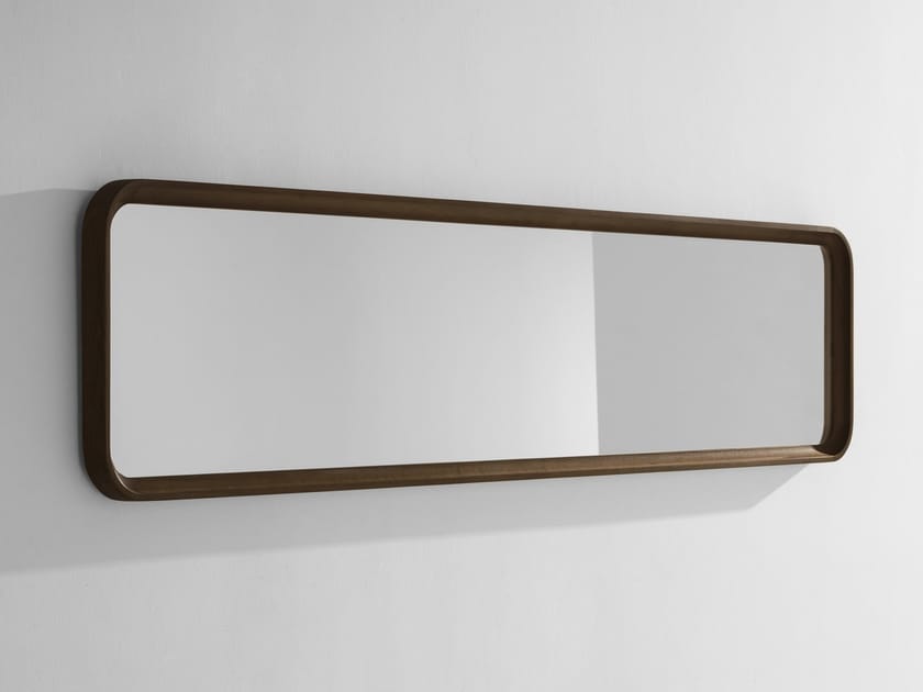 Rectangular mirror Rectangular framed wall-mounted oak mirror By ...